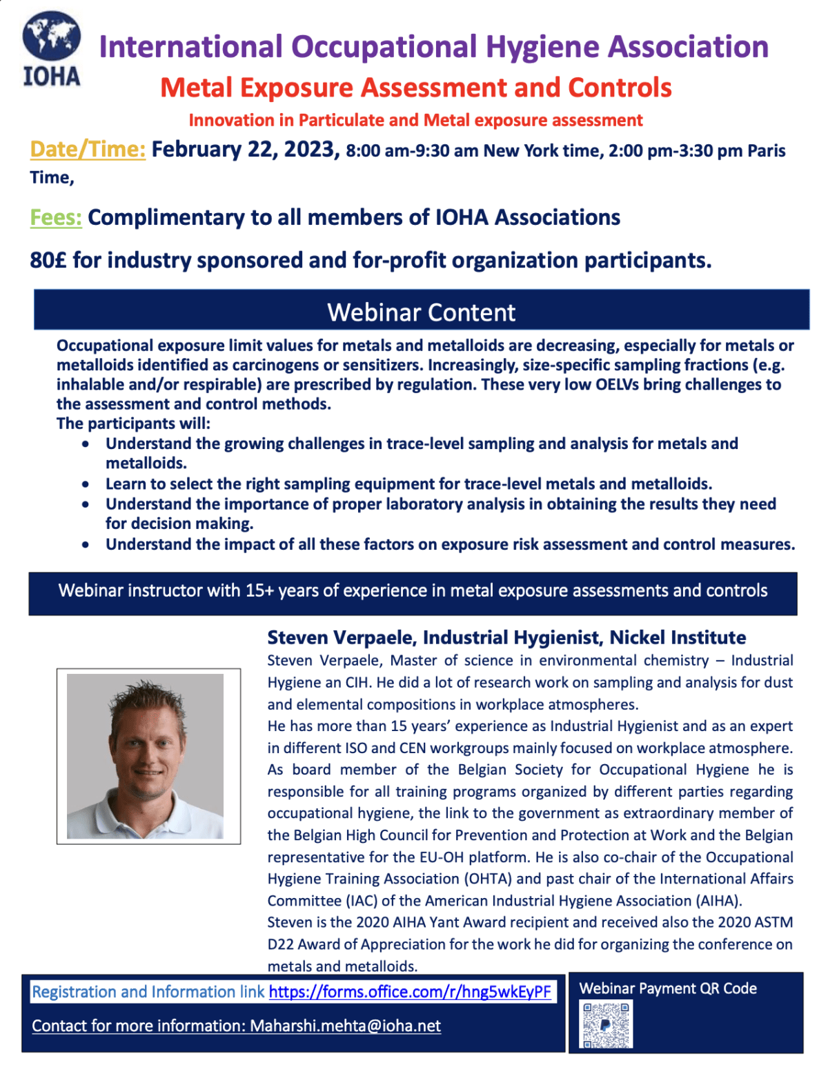 IOHA Webinars – IOHA